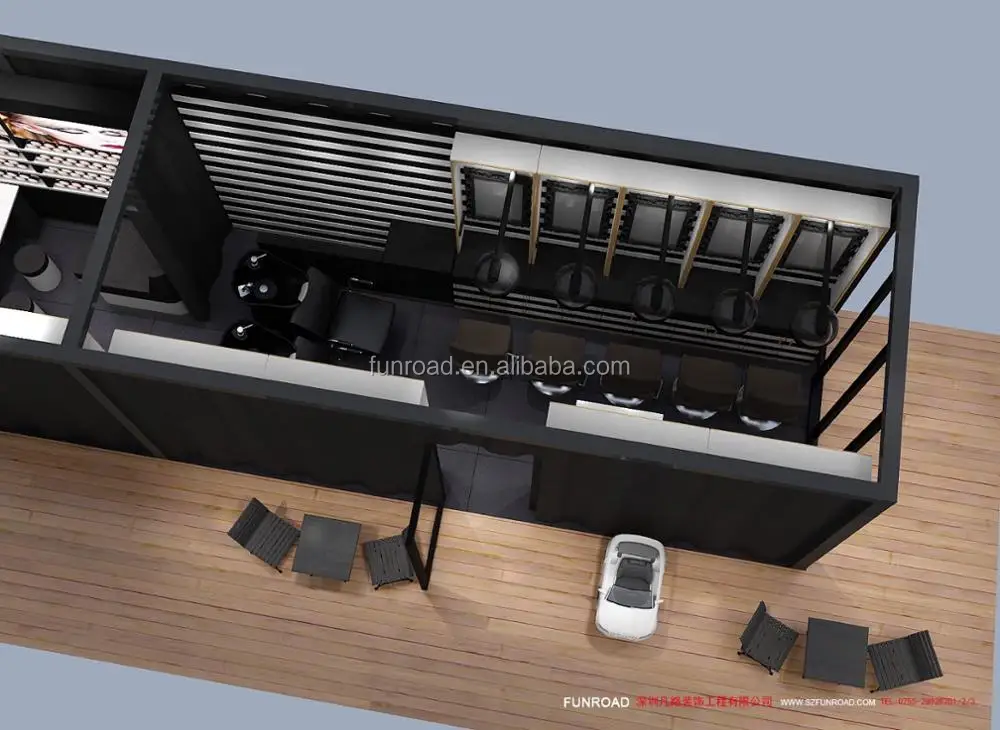 Container Store And Container Beauty Salon Design With Customized ...
