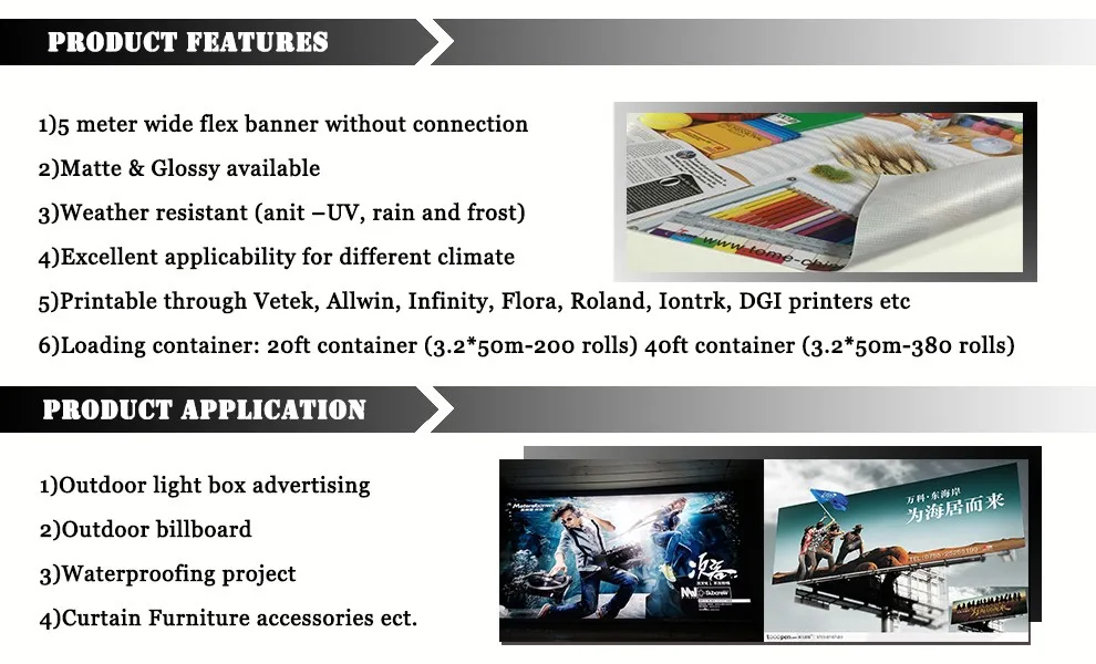 Pvc Flex Banner For Printing Pvc + Strong Mesh Frontlit/ Backlit ...