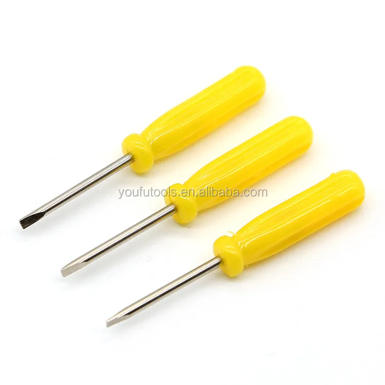China Cheap Color Plastic Handle Flat Gift Screwdriver Precision 2.0mm ...