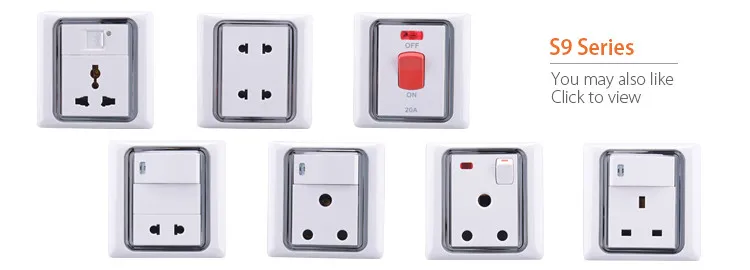 15a Wall Electrical Switch Socket,Simplex Socket Outlet - Buy Simplex ...