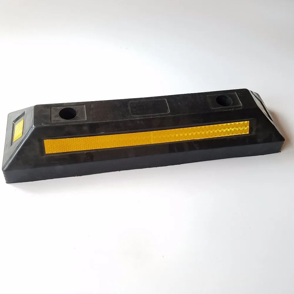Rubber Wheel Stopper Pvc Car Parking Blocks - Buy High Quality Parking ...