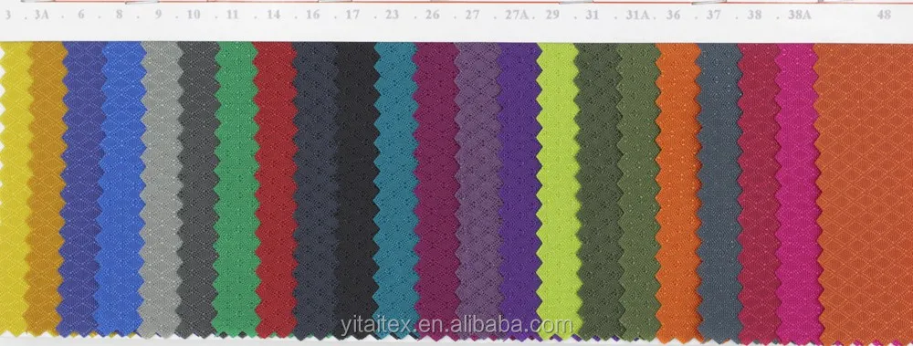 200 Denier Double Line Diamond Ripstop Nylon Fabric with PU Coated