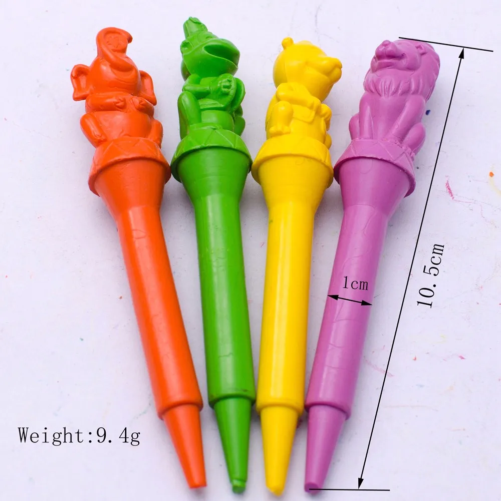 Jungle Animal Crayons Cute 3d Animal Shaped Wax Crayons For Kids - Buy ...
