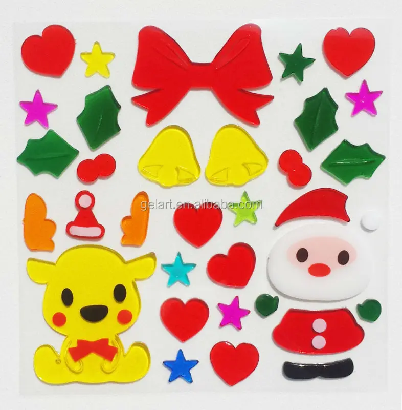 Other Home Decor Type Jelly Windows Stickers Gel Clings Mirror Acrylic ...