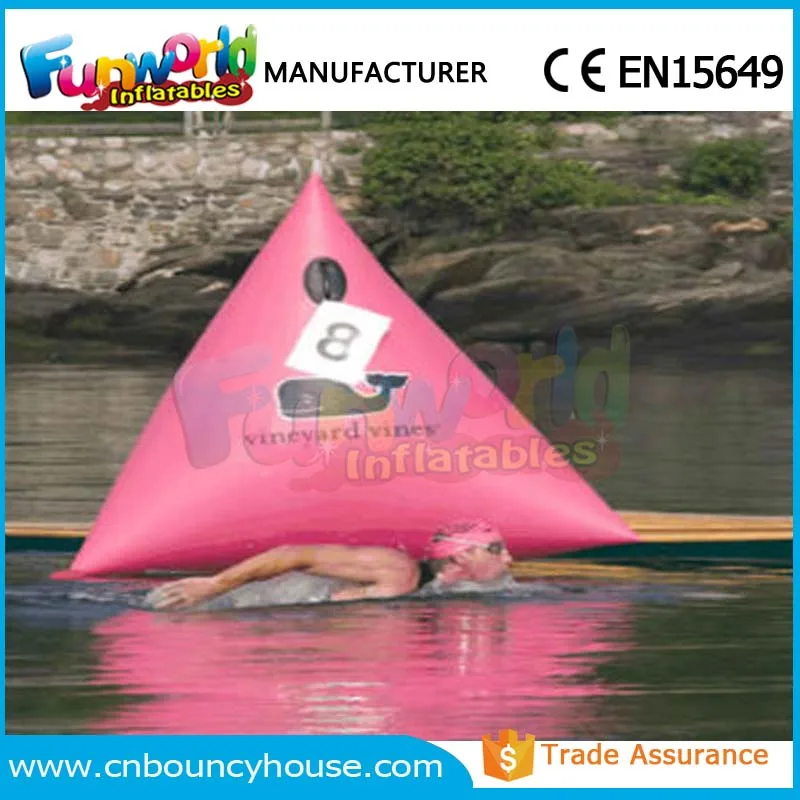 Inflatable Triangular Mark Buoys - Funworld Water Buoy