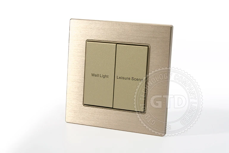 12v Dc Rs485 Champagne Color Wall Switch - Buy Wall Switch,Champagne ...