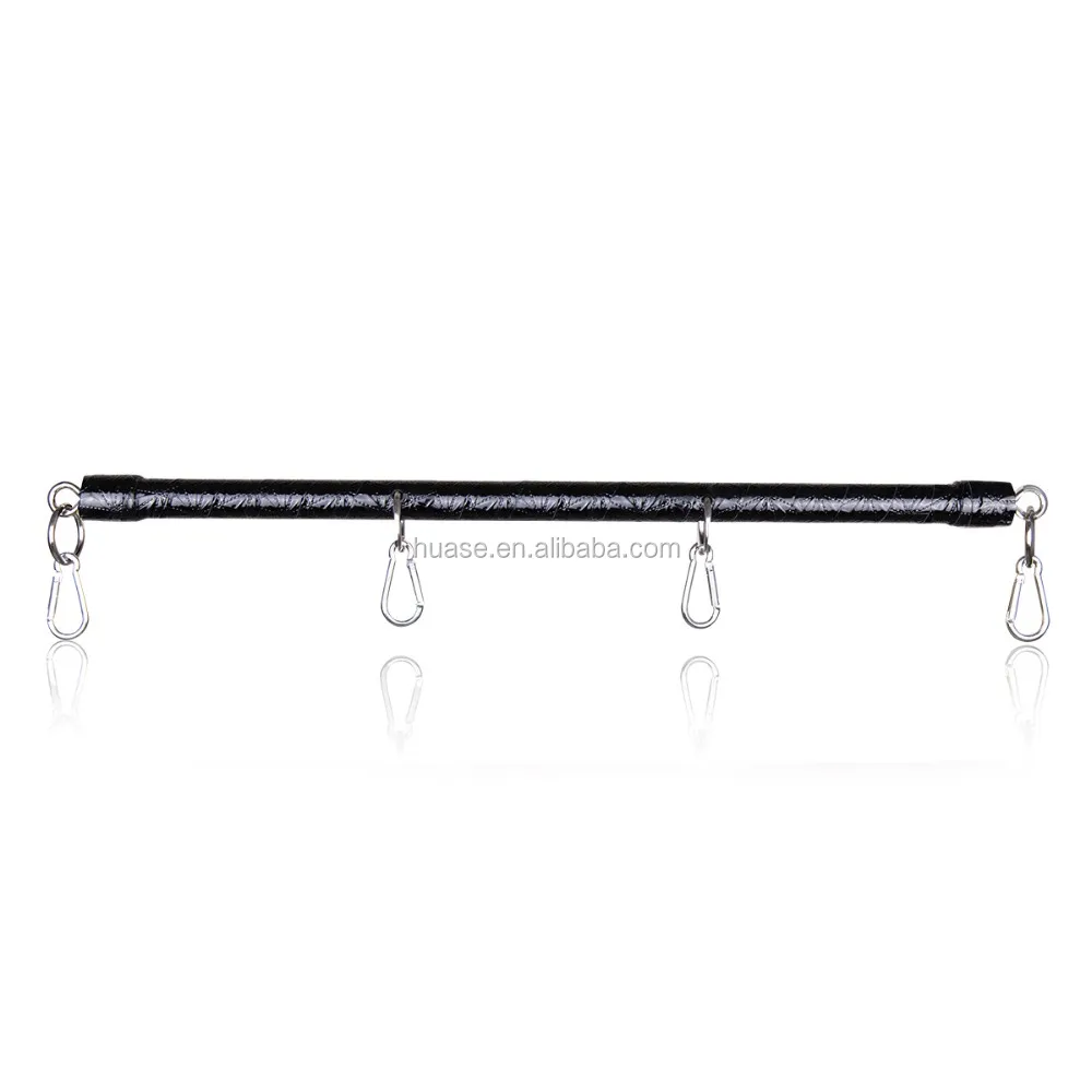 Sexy Black Bondage Spread Bar 6pcs Kit Sex Toy Adult Novelty Product Set Spread Bar With
