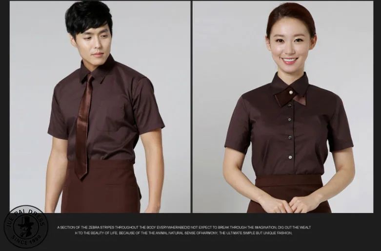 Korean Style Fashionable Hotel Staff Workwear Restaurant Waiter And ...