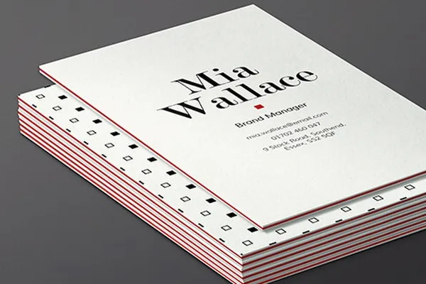 Triple Layer Business Card Letterpress Printing - Luxury