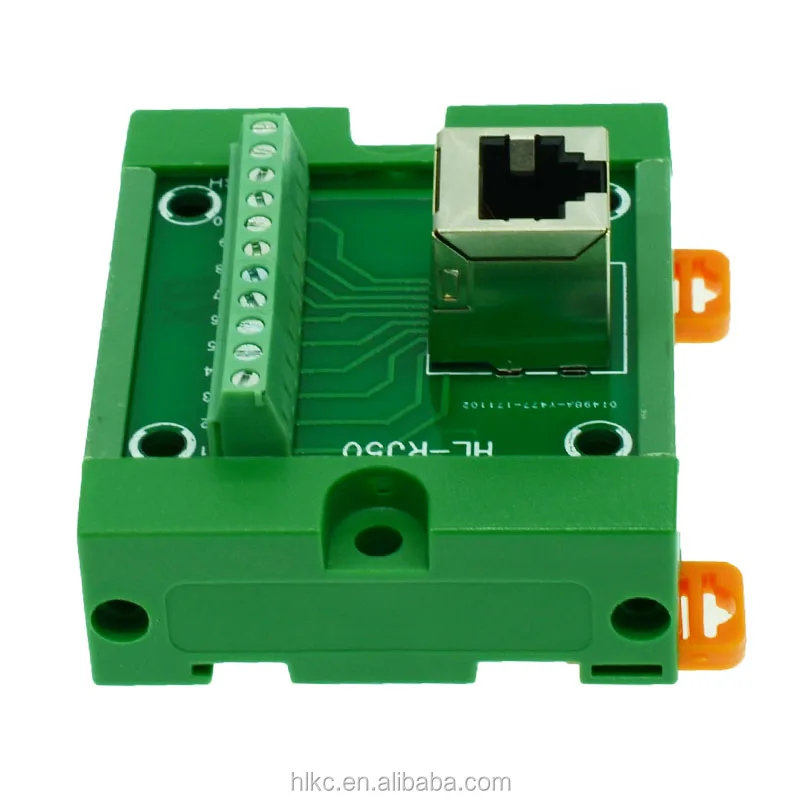 Rj50 10p10c Shielded Jack Breakout Board - Buy Rj50,10p10c,Breakout ...