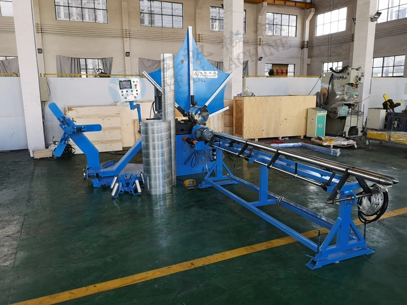 Byfan 1600 Fixed Mold Spiro Wind Tubeformer Spiral Fabrication Making ...
