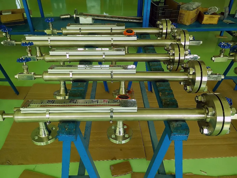 Industrial Side-mounted Magnetic Float Level Gauge For Water Oil ...