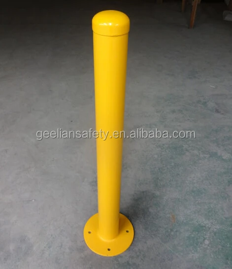 Security Post Driveway Ss304 Fixed Bollard Parking Square Safety Pole ...