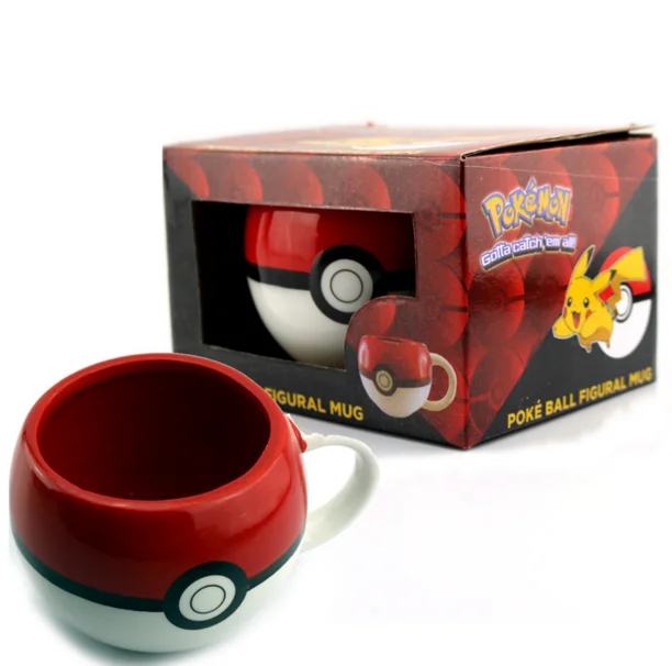 Ceramic Mug Coffee Cup Cute Pokemon Go Poke Ball With Box - Buy Pokemon ...