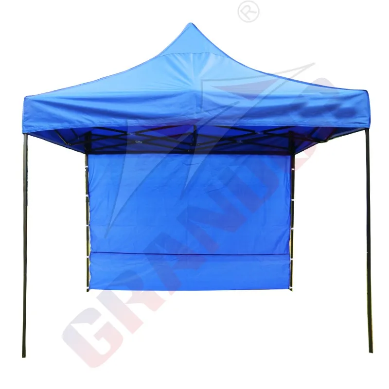 Blue 3mx3m Gazebo With 4 Solid Walls And 1 Half Wal - Buy 3mx3m Gazebo ...