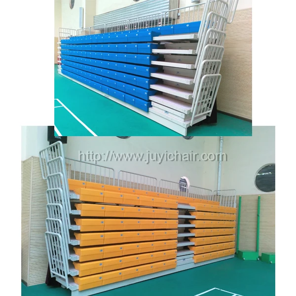 JY-750 CE Retractable Gym Bleachers - Telescopic Seating