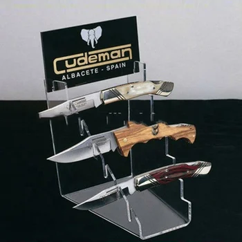 Best Sale Clear Acrylic Knife Display Stand,Plexiglass Knife Rack ...