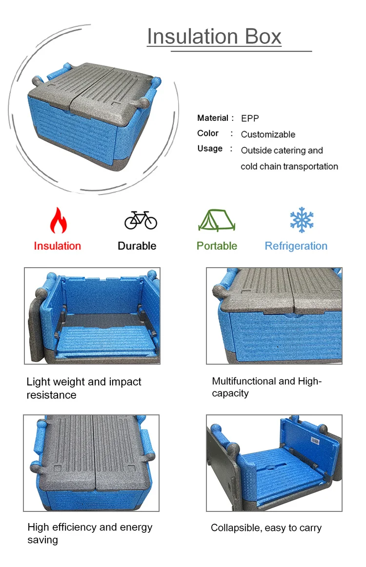 Multifunctional Ice Cooler Cool Box Folding Table - Buy Epp Folding ...