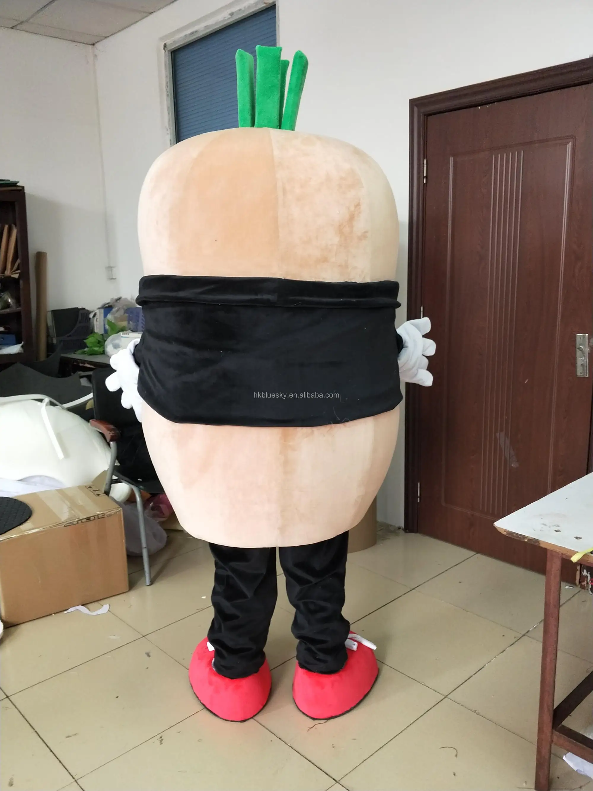 Customize Potato Mascot Costume With Black Jacket - Buy Potato Mascot ...