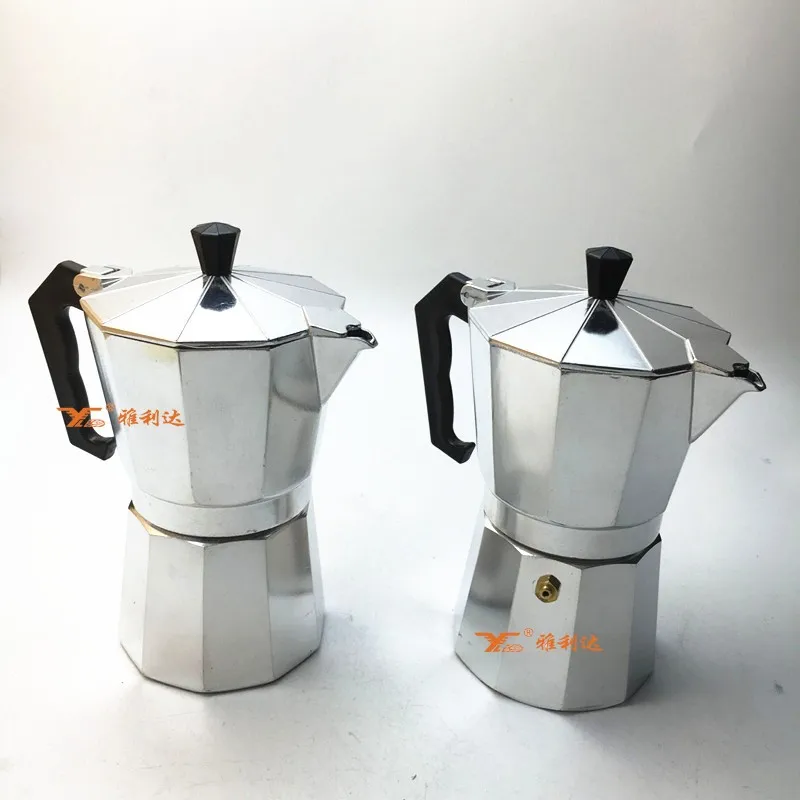Clean Italian Design Moka Pot Coffee Maker - Stovetop Espresso Maker ...