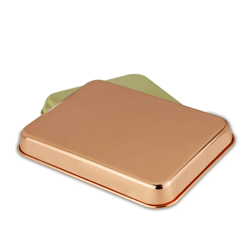 Manufacturers Rose Gold Rectangle Serving Metal Tray Stainless Steel ...