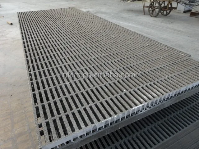 FRP/GRP Moltruded Retangular Mesh Grating for Anti-corrosion