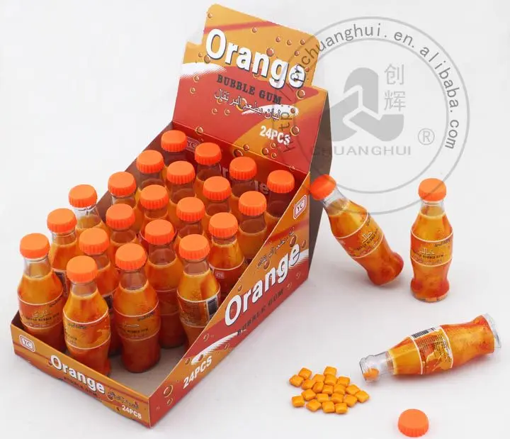 Fanta Orange Bubble Gum Bottle - Buy Orange Bubble Gum,Fanta Bubble Gum ...
