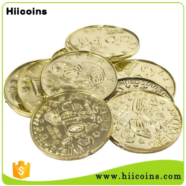 Oem Plastic Token Coins Made In China Wholesale Plastic Gold Coins ...