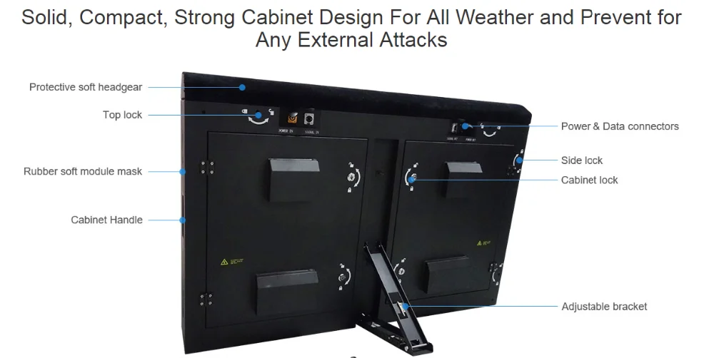 Professional HD LED Display Screen for Sports Stadium Clock