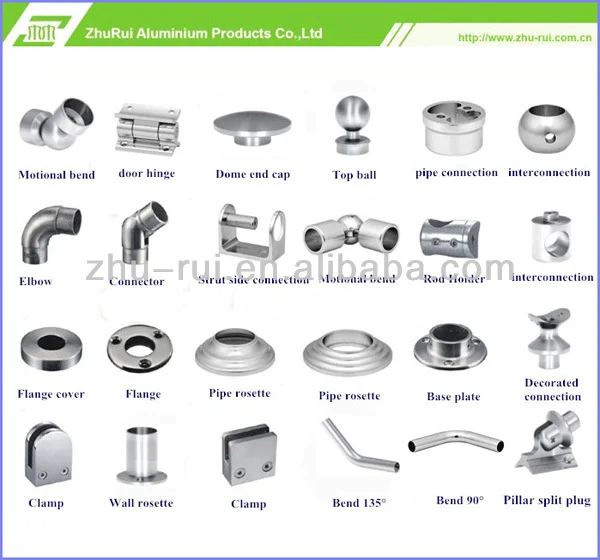 Wholes Aluminum Railing System Handrail Accessories Handrails For ...