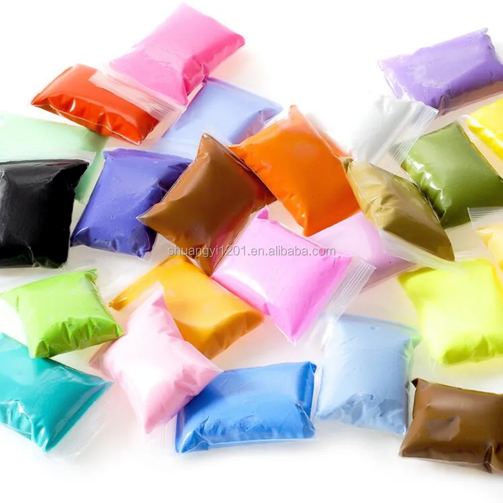 20g Non-toxic Super Light Weight Soft Clay Model Magic Polymer Clay ...