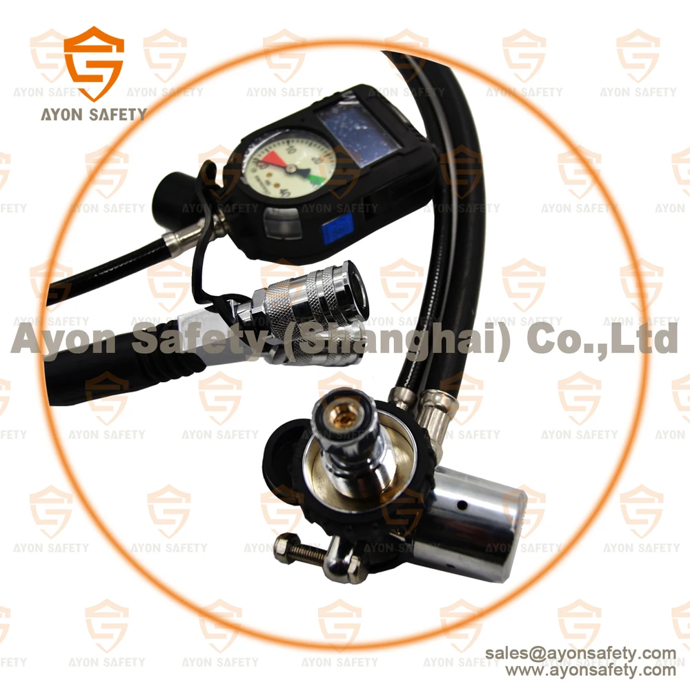 Scba Digital Pressure Gauge With Pressure Reducer Using Together With ...