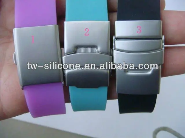 Scannable Qr Code Silicon Wristbands With Teeth Steel Buckle - Buy ...