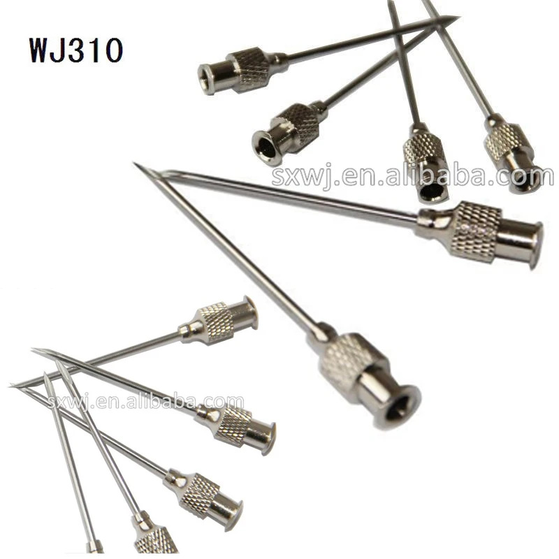 Wj310 Best Quality Metal Reusable Hypodermic Needle Veterinary Needle ...