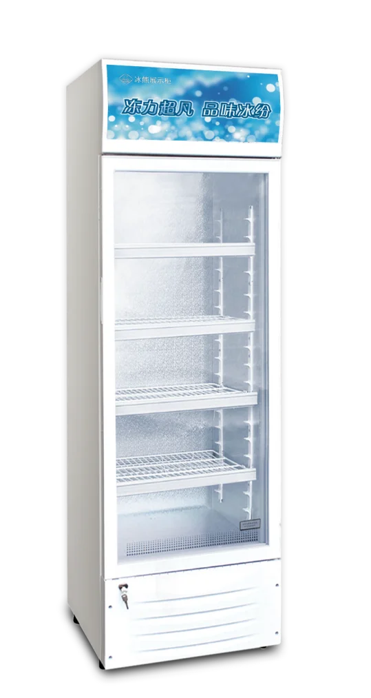 318L 368L Transparent Glass Door Refrigerator - Display Cooler