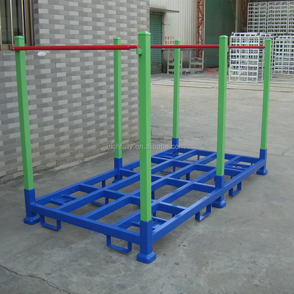 Heavy Duty Long Stacking Rack In Blue+green+red Colors For Long Rugs Or ...