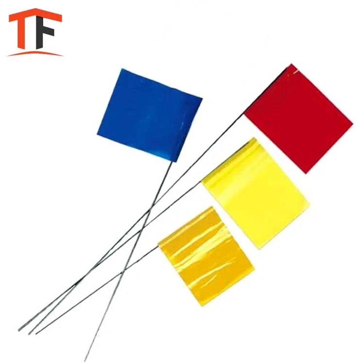 Durable Economical Marking Flags - Customizable Colors