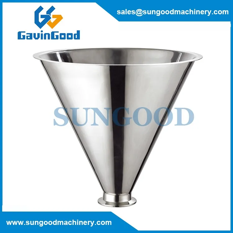 Stainless Steel Hopper/funnel With 1.5 Inch Tri Clamp/2inch Tri Clamp ...