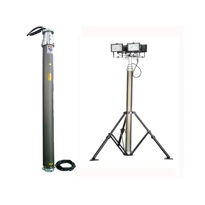 5m Light Aluminum Tripod With Telescoping Flood Work Lighting Tower ...