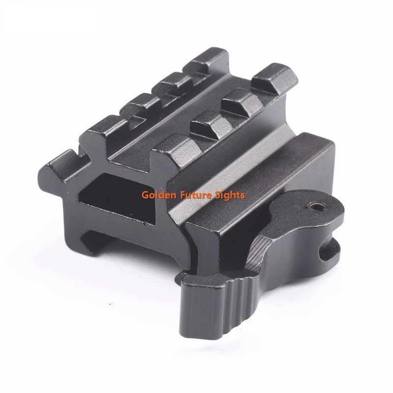 Tactical Hunting Dual Offset Rail Mini Riser Qd Mount 20mm Quick ...