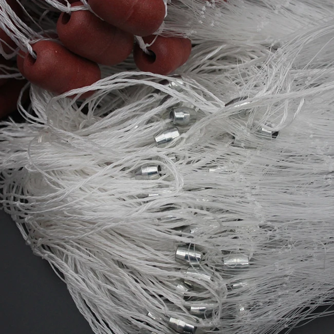White Commercial Fishing Net - Nylon Gill Netting Handmade