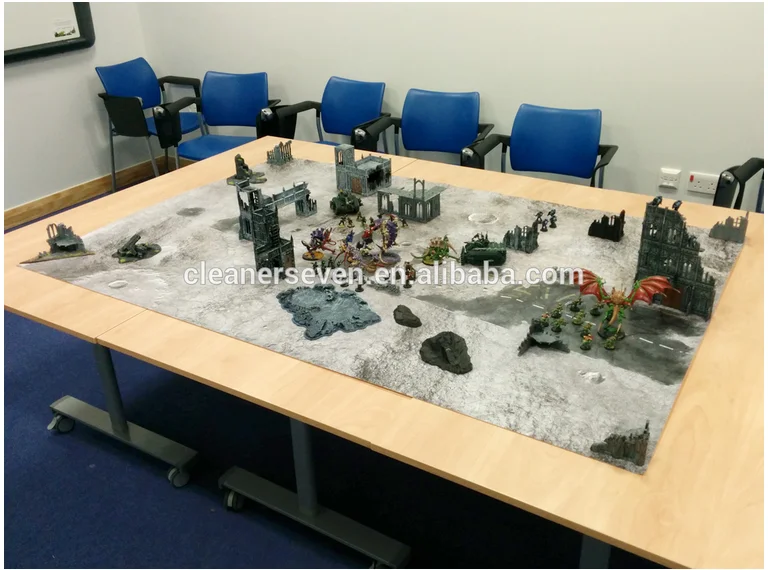4'x4' 4'x6' Custom Size Wargame Battle Mat With Black Bag,Water-proof ...