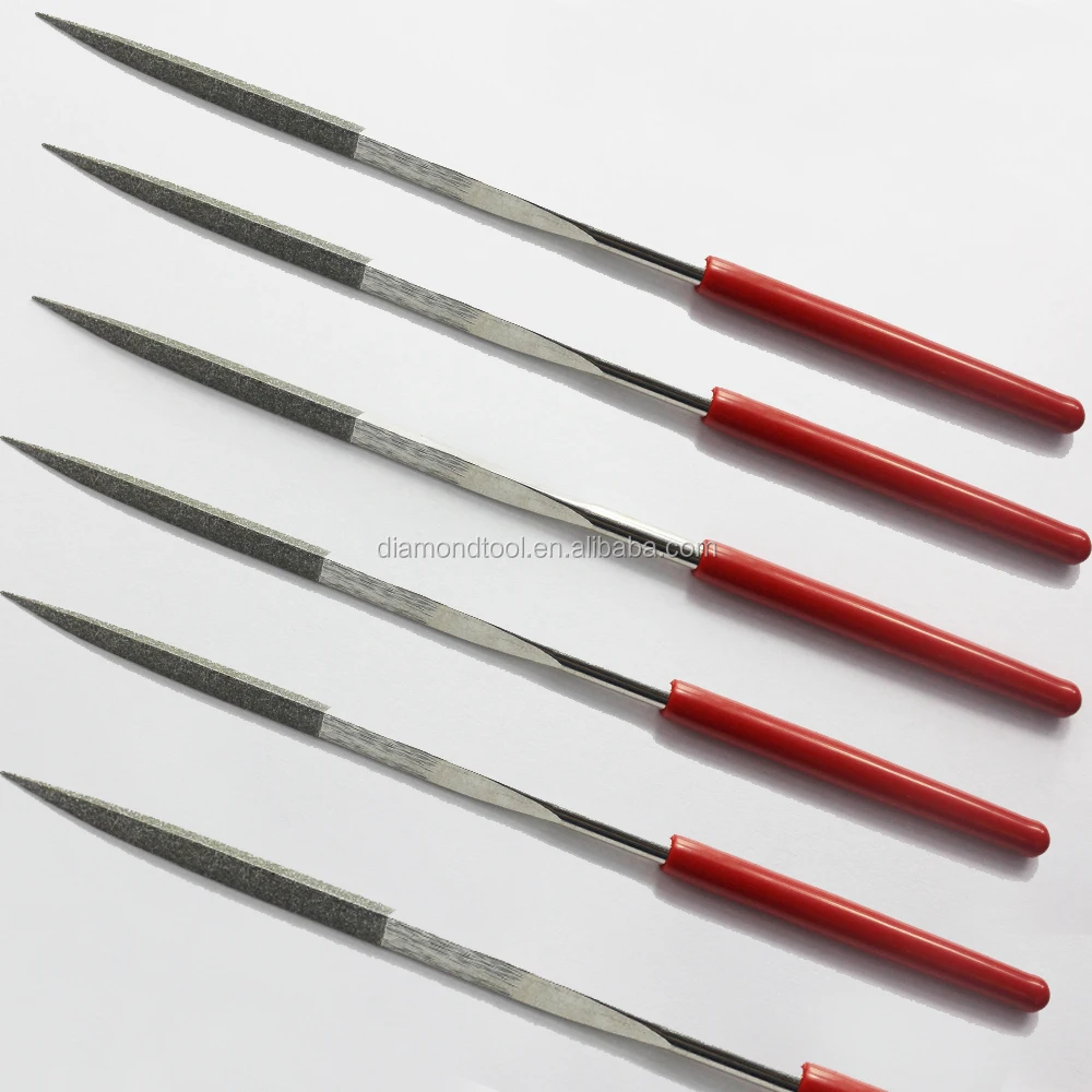 Professional Electroplated Diamond Triangle File,Diamond Needle Files ...