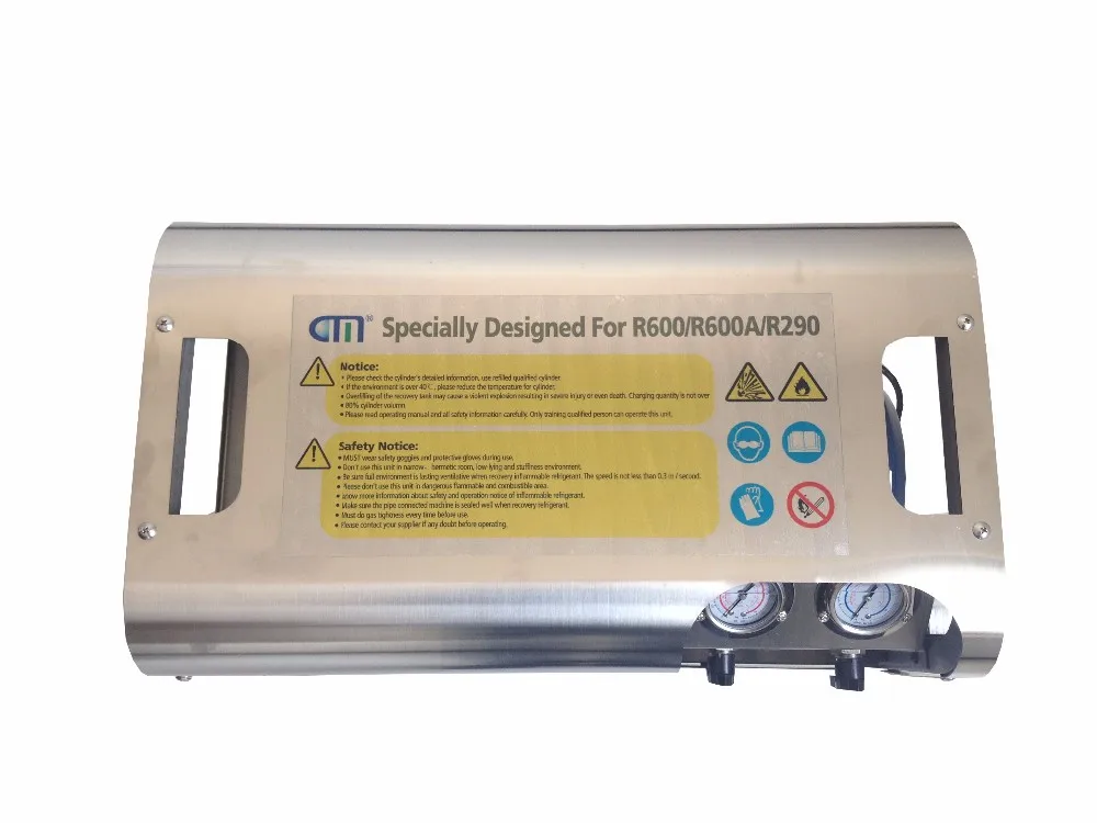 R1234yf/r290/r32 Explosion Proof Ac Gas Refrigerant Pemulihan Mesin ...