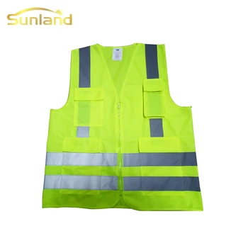 Unisex High Visibility Electrical Safety Airport Vest Jacket - Buy ...