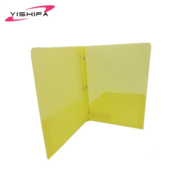 Good Price A4 Pp Plastic Portfolio Poly Folder 3 Prongs Two Pockets 3 ...