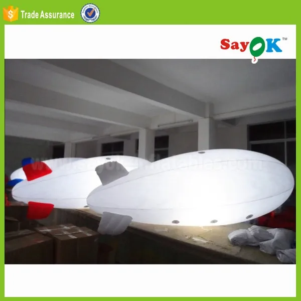 Outdoor Inflatable Advertising Blimp Led Lighting Inflatable Airship ...