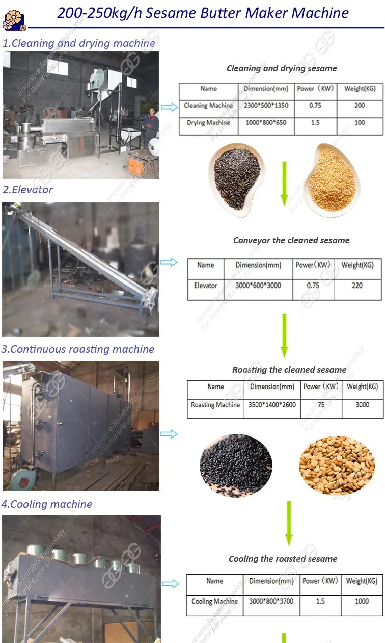 Automatic Sesame Tahini Production Line - GELGOOG Quality