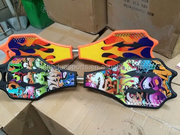 2 Wiel Twist Skateboard Swing Wave Board Voor Volwassenen - Buy ...