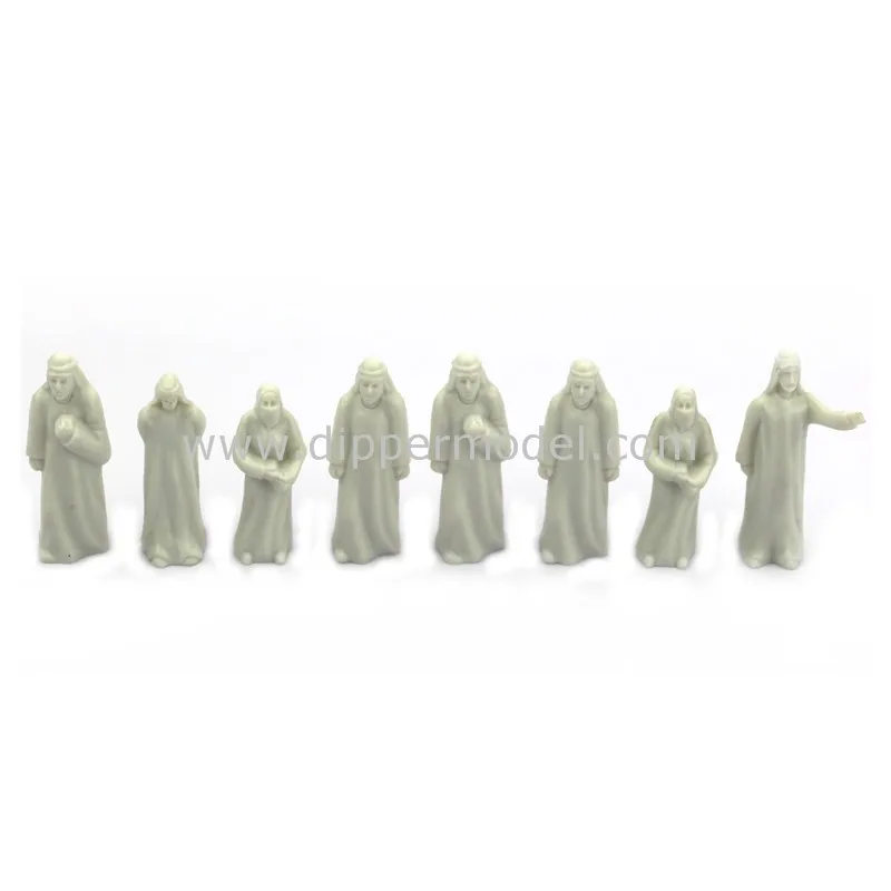1:50 1:75 1:100 1:150 1:200 Scale Miniature Plastic Model Arabs Figures ...